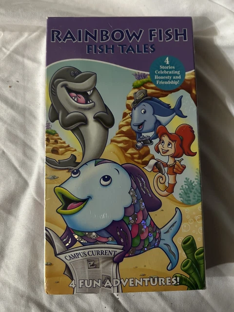 RAINBOW FISH - Fish Tales (VHS, 2001)- 4 Animated Stories- RARE ...