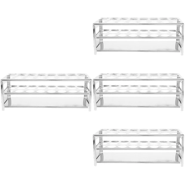 4 COUNT CENTRIFUGE Tube Stand Laboratory Sampling Rack Sample Test £32. ...