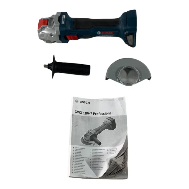 BOSCH PROFESSIONAL 18V System Akku Winkelschleifer GWX 18V-7 mit X-LOCK-Aufnahme EUR 179,90 ...