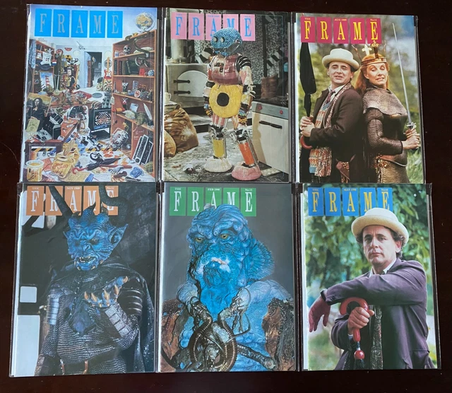 DOCTOR WHO FRAME Magazine lot #8-17 all 9 different books (1988 to 1991 ...