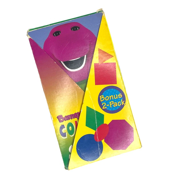 BARNEY & FRIENDS VHS Barney's Colors & Shapes 2016 Bonus 2-Pack 30 ...