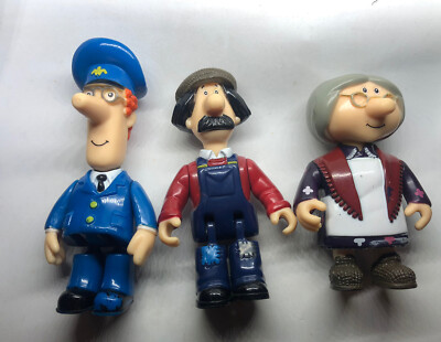 POSTMAN PAT PLASTIC Poseable Toys 4” Mrs Goggins Ted Pat £12.00 ...
