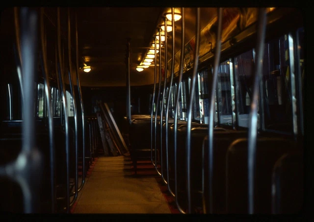 TROLLEY SLIDE - Toronto Railway PCC Streetcar Interior 1979 Halton ...