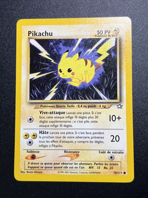 POKÉMON: PIKACHU - NEO GENESIS 70/111 - VF EUR 5,00 - PicClick FR