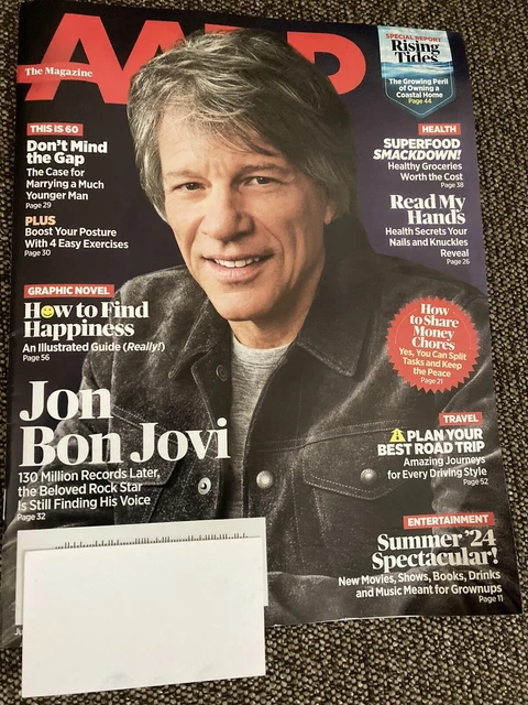 JON BON JOVI AARP Magazine June July 2024 – with Bobby Cannavale Actor ...