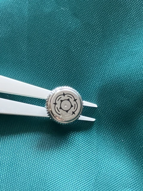 GENUINE TUDOR ROSE 8mm Steel Crown for Black Bay 41mm etc - Preowned. £ ...