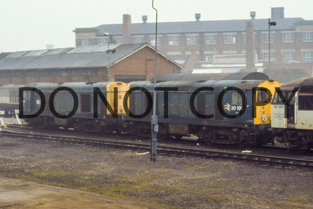 UK DIESEL TRAIN Railway Photograph Of Class 20 20105 Loco. (Rm20-175) £ ...