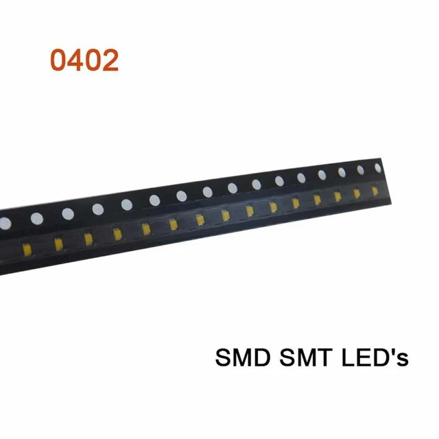 SMD SMT LED'S Type 0402 0603 0805 1206 Colors Blue Green Red White ...