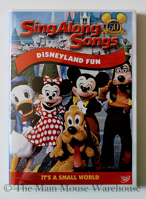 DISNEYLAND FUN SING Along Songs Disney Music Karaoke DVD It's A Small ...