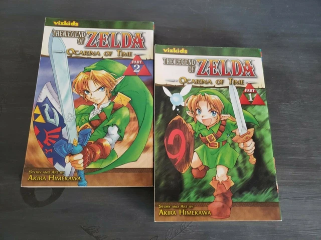 THE LEGEND OF Zelda Ocarina Of Time Books 1 & 2 Viz manga per bambini ...