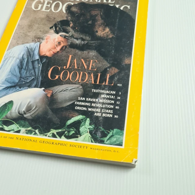 JANE GOODALL NATIONAL Geographic December 1995 Teotihuacan Orion ...
