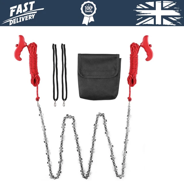 HAND CHAIN SAW for High Limb Tree Branch with 50 Inch Long Chainsaw 34 ...