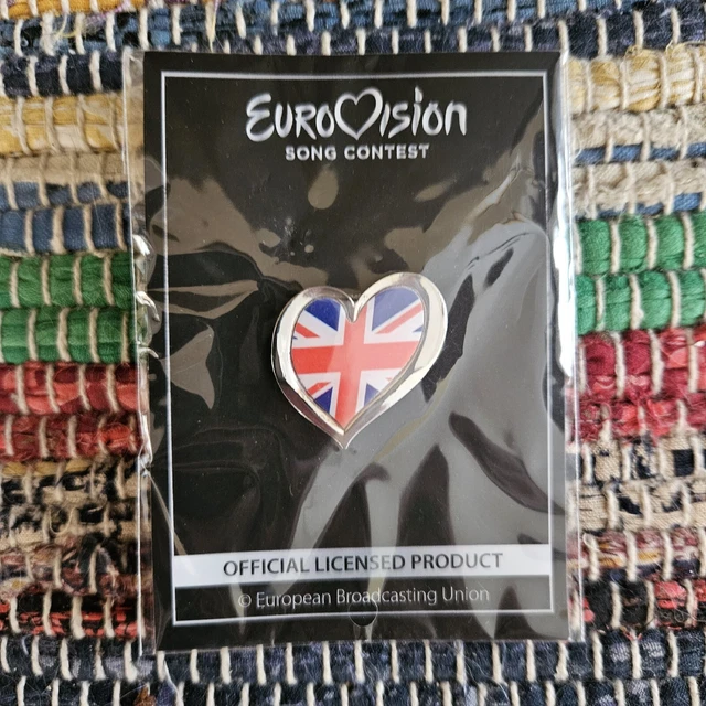 EUROVISION SONG CONTEST 2023 Liverpool Official Badge Set Of 4 Charity ...