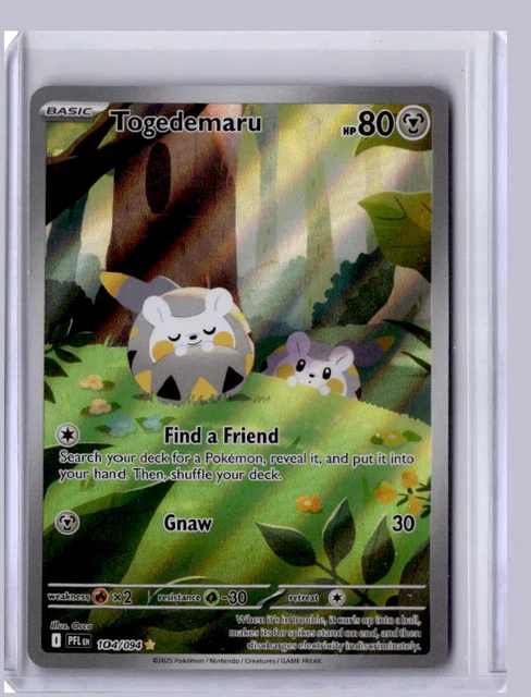 TOGEDEMARU 2025 POKEMON Phantasmal Flames Illustration Rare 104/094 $5. ...