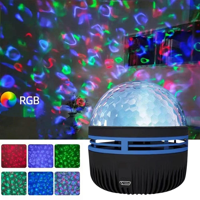 LED PROJECTOR LIGHT Water Ripple Ocean Wave Night Light Projector Lamp ...