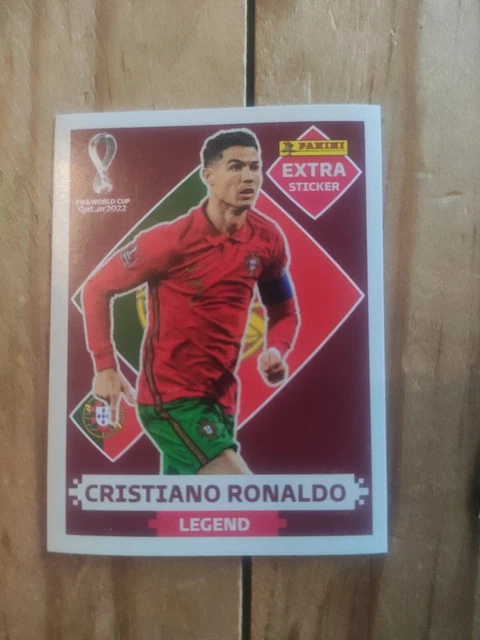 PANINI QATAR 2022 World Cup Stickers Cristiano Ronaldo Extra Sticker £0 ...