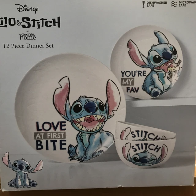 DISNEY LILO & Stitch 12 Piece Dinner Set Brand New In Box £44.99 ...