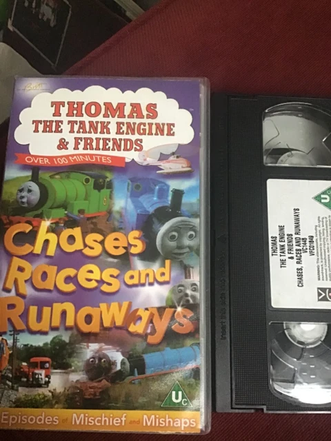 THOMAS THE TANK Engine & And Friends-VHS Video - Chases, Races And ...