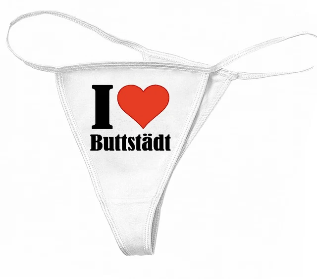 STRING TANGA I Love Buttstädt das ideale Geschenk für Valentinstag ...