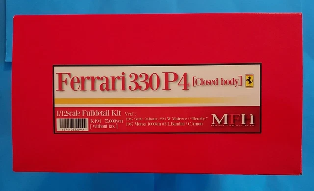 MODEL FACTORY HIRO 1/12 Full Detail Ferrari 330 P4 ( closed body) Kit ...