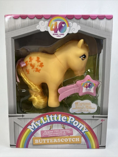 MY LITTLE PONY Butterscotch 40th Anniversary RETRO MLP HASBRO 2022 2023 ...