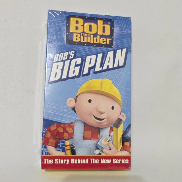 BOB THE BUILDER - Bobs Big Plan (VHS, 2005) RARE, YELLOW VHS EUR 26,50 ...