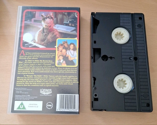 ALF VHS 1987 PAL Don't It Make My Brown Eyes Blue/Keepin' The Faith £7. ...