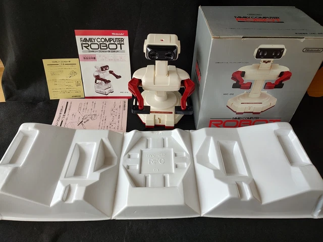 NINTENDO FAMICOM ROBOT R.O.B.(Robotic Operating Buddy),with manual, Box ...