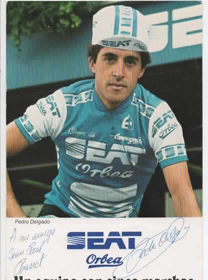 CYCLISME TOUR DE France Autographe De Pedro Delgado EUR 10,00 - PicClick IT