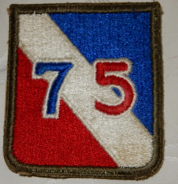 WW2 ERA US ARMY 75th INFANTRY DIVISION BADGE - MILITARY PATCH WORLD WAR ...