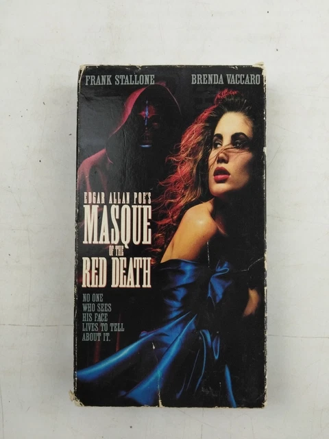 MASQUE OF THE Red Death - Horror VHS Brenda Vaccaro Frank Stallone ...
