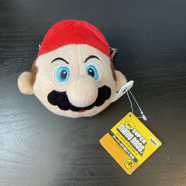 NEW SUPER MARIO Bros Plush Banpresto Coin Purse Nintendo RARE | NEW ...