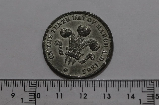 🧭 🇬🇧 UK GB FUTURE EDWARD VII 1863 MARRIAGE WHITE METAL MEDAL 30mm B75... $48.55 - PicClick CA