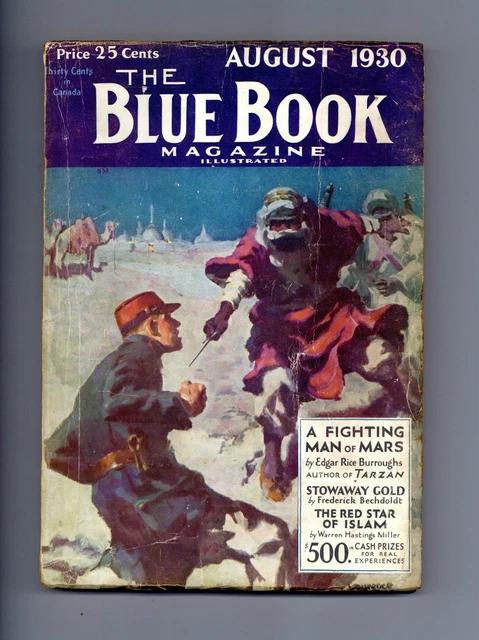 BLUE BOOK PULP / Magazine Aug 1930 Vol. 51 #4 GD £29.39 - PicClick UK
