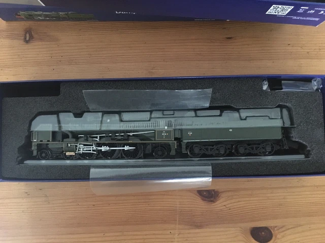 LOCOMOTIVE VAPEUR 231 E 40 Verte SNCF Chapelon Roco HO Réf :73078 EUR ...