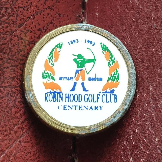 ROBIN HOOD GOLF Club - Centenary - Ball Marker (Vintage Brass) £3.90 ...