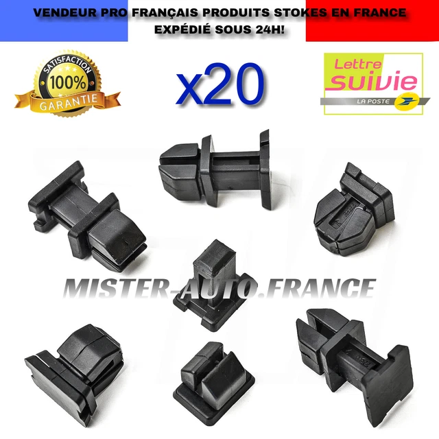 X20 CLIPS RIVET Attache Fixation Garniture Compatible Mercedes Panneau ...