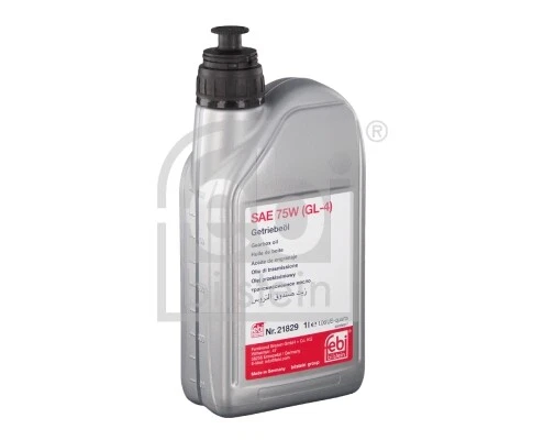 FEBI GEARBOX OIL Manual Transmission 21829 - GENUINE - 5 YEAR WARRANTY ...