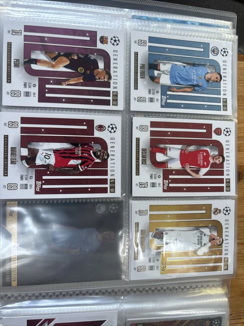 TOPPS MATCH ATTAX 2024 All 5 Set of Generation Now Cards £3.82 ...