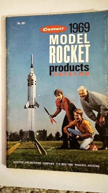 VINTAGE 1969 CENTURI Model Rocketry Catalog Rocket Products Not Estes ...