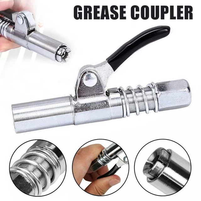 GREASE COUPLER HEAVY-DUTY Quick Release Grease Gun Couplers NPTI/8 ...