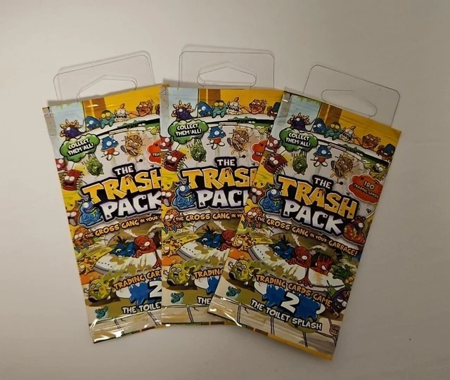 3 PACK 2011 Moose The Trash Pack Trading Card Game Series 2 The Toliet ...