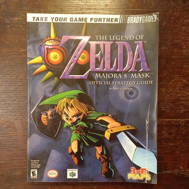 THE LEGEND OF Zelda Majoras Mask N64 Official Strategy Guide VGC NO ...