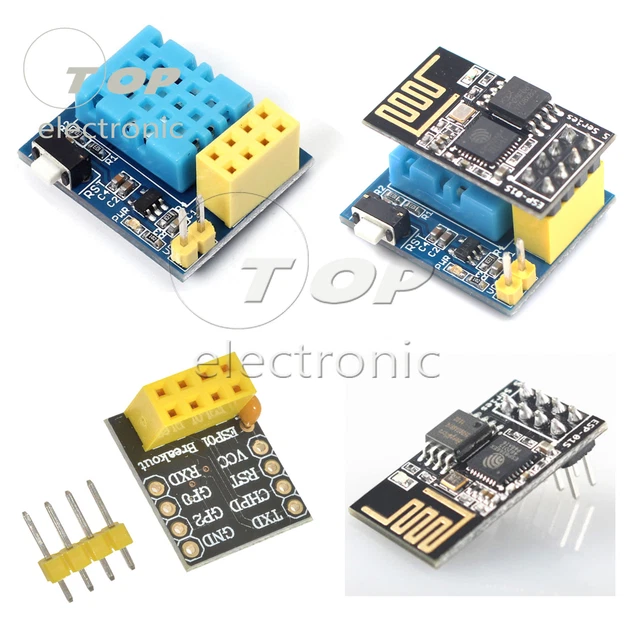ESP8266 DHT11 TEMPERATURE Humidity WiFi Wireless Module ESP-01/01S ...