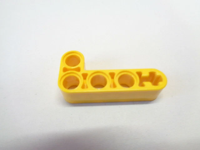 4 X LEGO Technic, Liftarm, Bent Thick L-Shape 2 x 4 (32140) Jaune ...