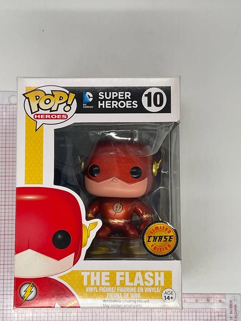 FUNKO POP! HEROES: The Flash #10 Edición Limitada Chase Metallic VER ...
