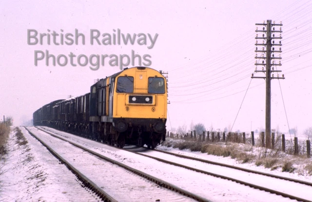 35MM SLIDE BR British Railways Diesel Loco 20072 Class 20 at Murrow ...