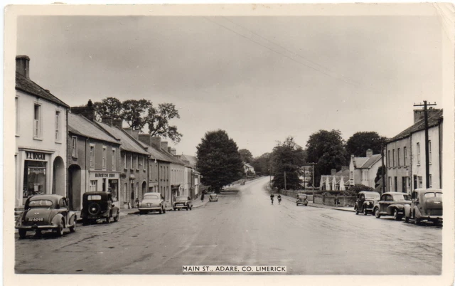 MAIN STREET ADARE CO LIMERICK IRELAND RP IRISH POSTCARD by CARDALL LTD ...