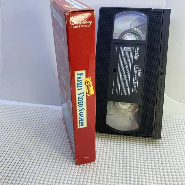 DISNEY VIDEO FAMILY Sampler VHS Mickey Mouse Winnie The Pooh Alice ...
