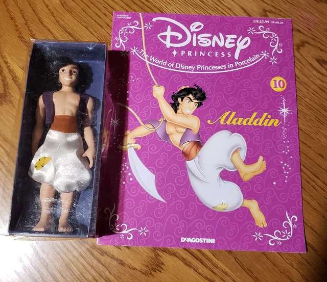 DISNEY'S ALADDIN DEAGOSTINI Porcelain Doll Princess Jasmine - 2004 (B/W ...